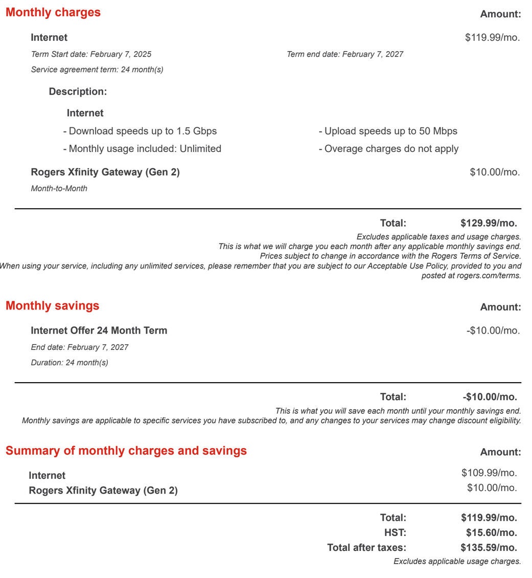 [Rogers] [Black Friday] Rogers Ignite Internet 1.5 Gbps $50 for 24 mo ...