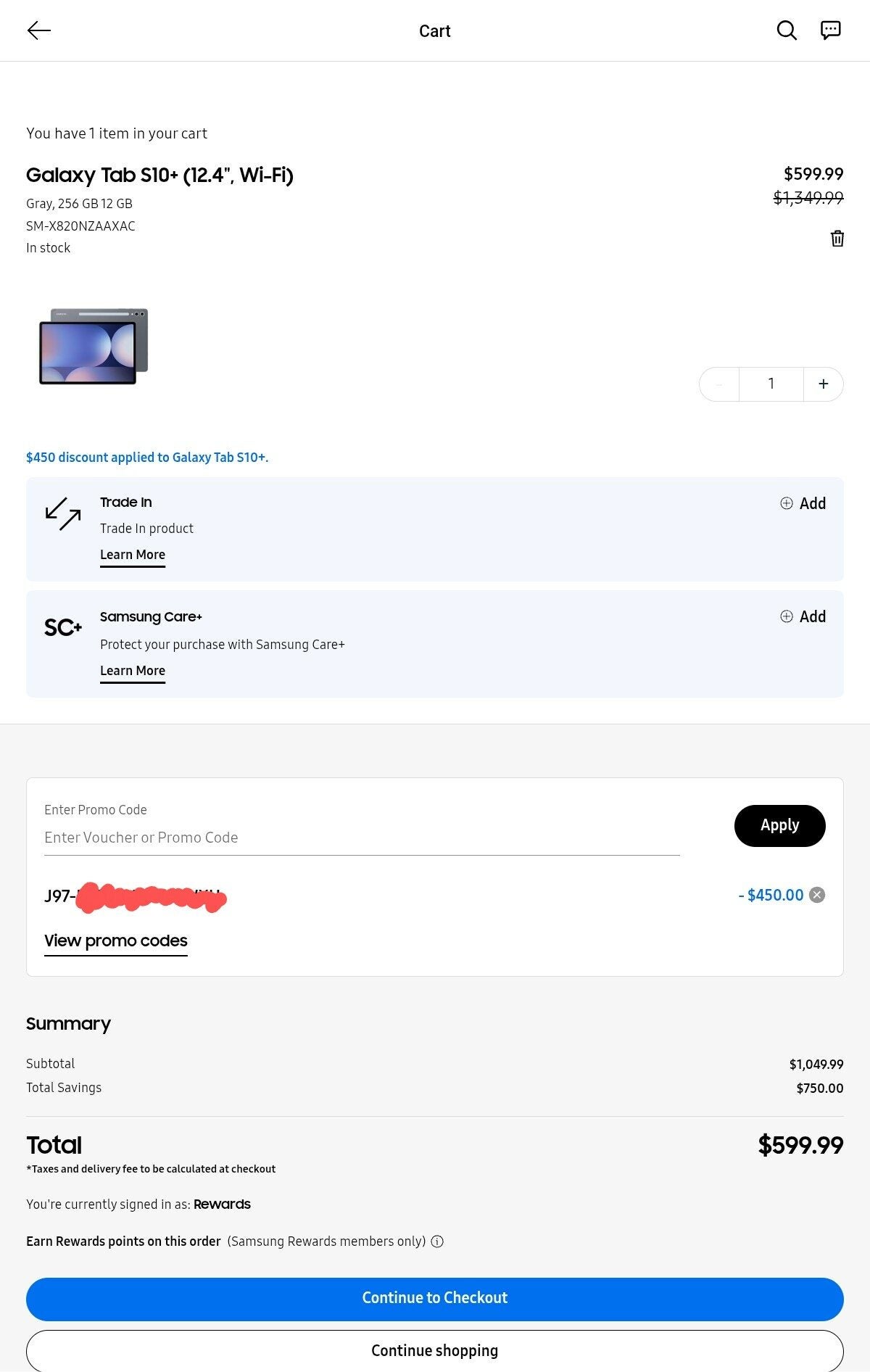 [SAMSUNG CANADA] SAMSUNG GALAXY TAB S10+ 256GB for $599.99 with $450 ...