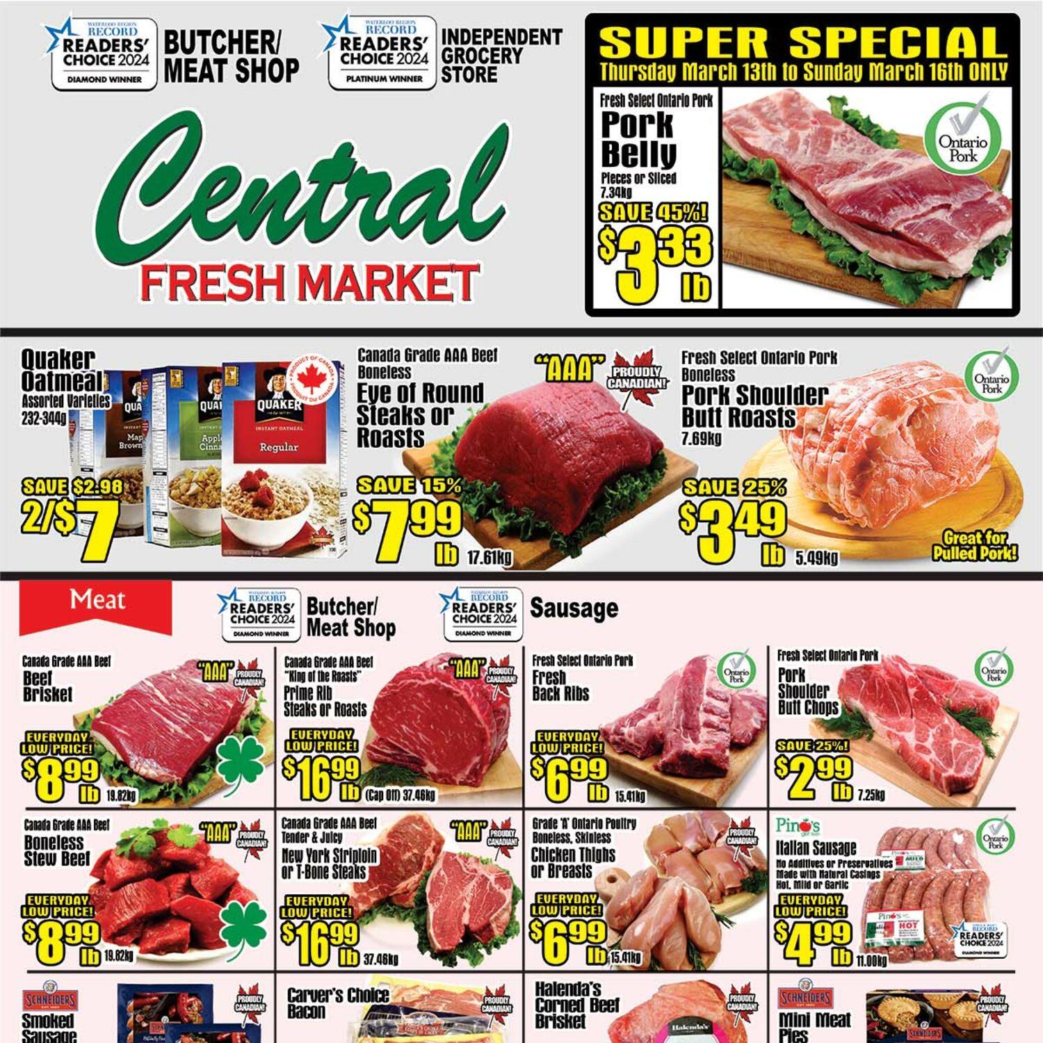 Central Fresh Market Weekly Flyer - Weekly Specials - Mar 13 – 20 ...