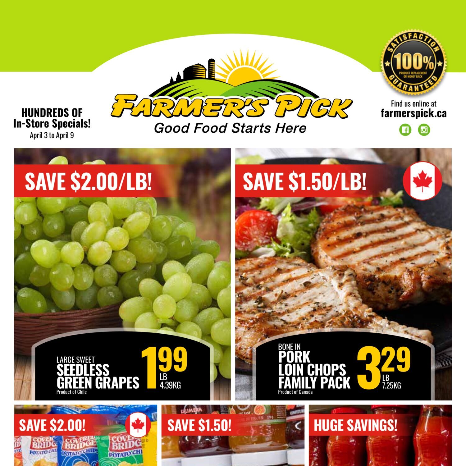 Farmers Pick Weekly Flyer - Weekly Specials - Apr 3 – 9 - RedFlagDeals.com