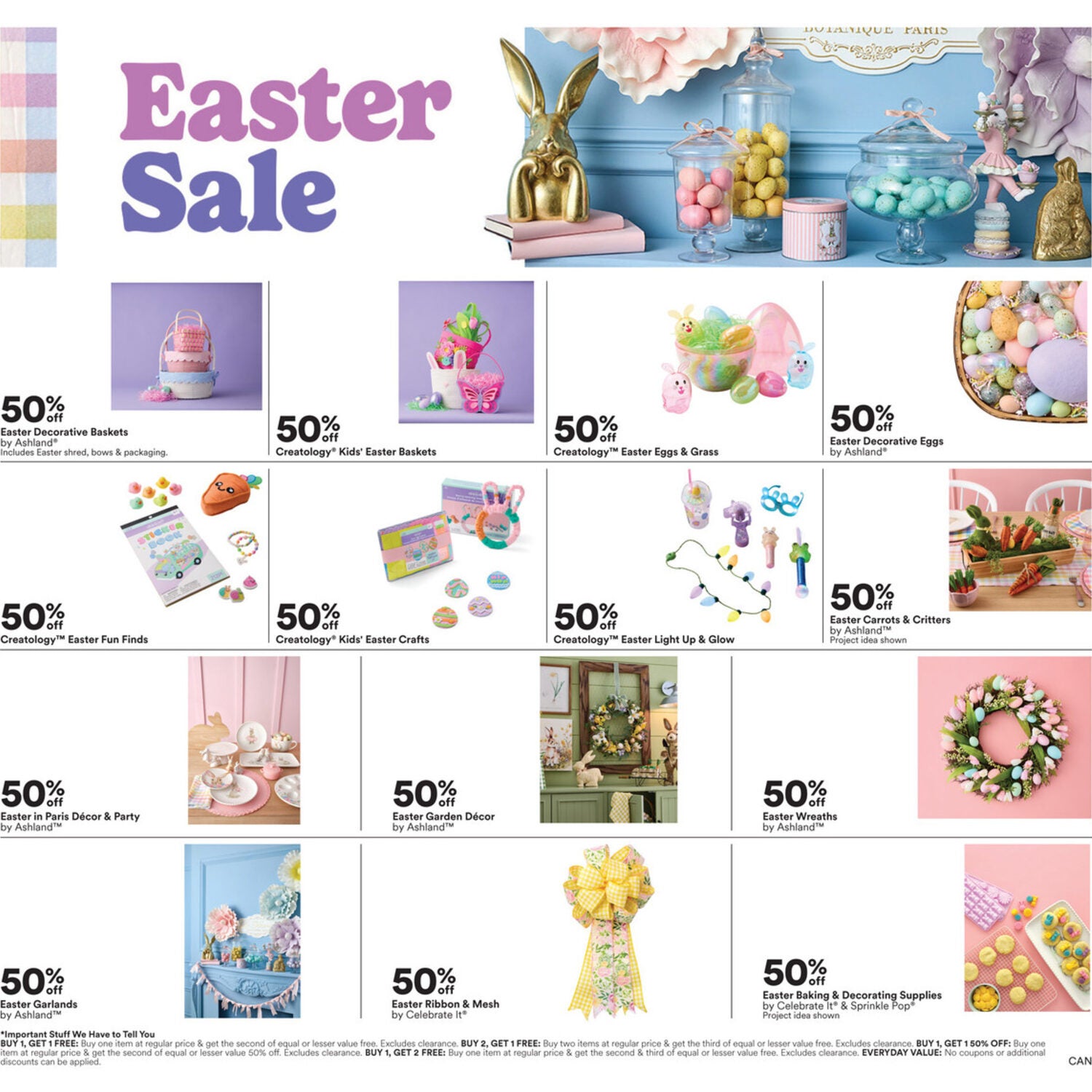 Michaels Weekly Flyer - Weekly Deals - Easter Sale - Apr 11 – 17 ...