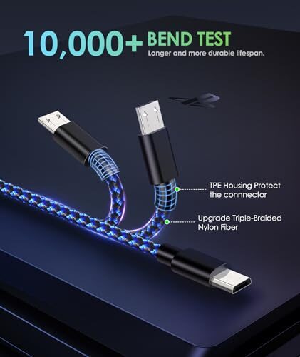 [Amazon.ca] 2 Pack PS4 Controller Charging Cable Nylon Braided Extra ...