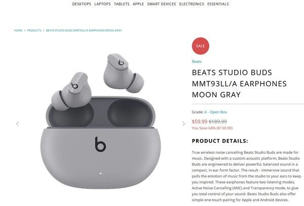 [surplusbydesign.com] Deal is Dead - Beats Studio Buds New $70 or Open ...