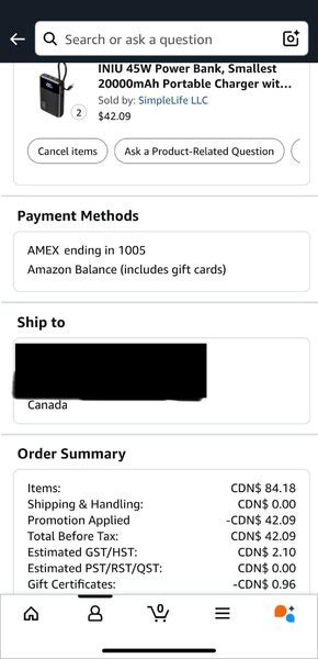 [Amazon.ca] SAFUEL 30w 20,000 mAh Power Bank - 50% coupon = $18.50 ...