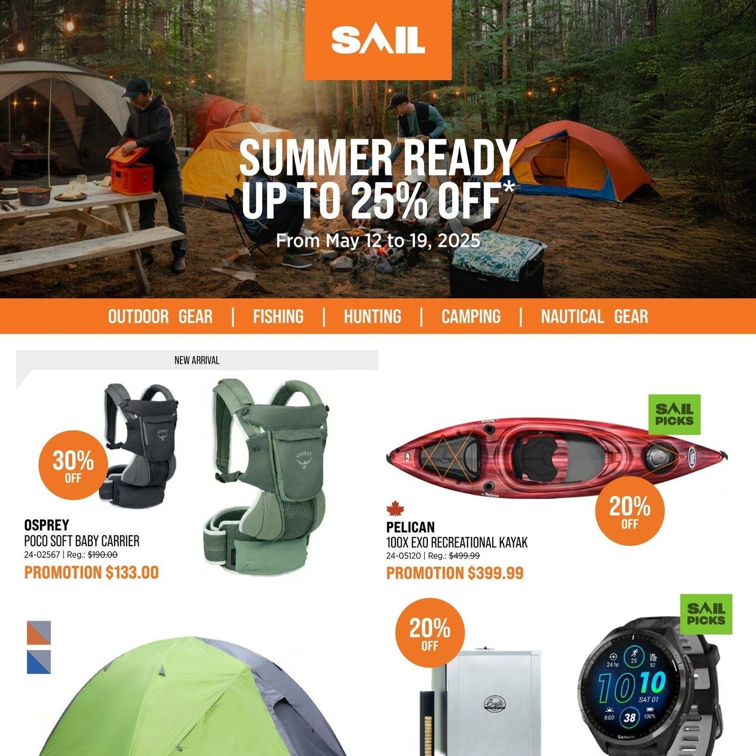 Sail Weekly Flyer - Summer Ready - May 12 – 19 - RedFlagDeals.com
