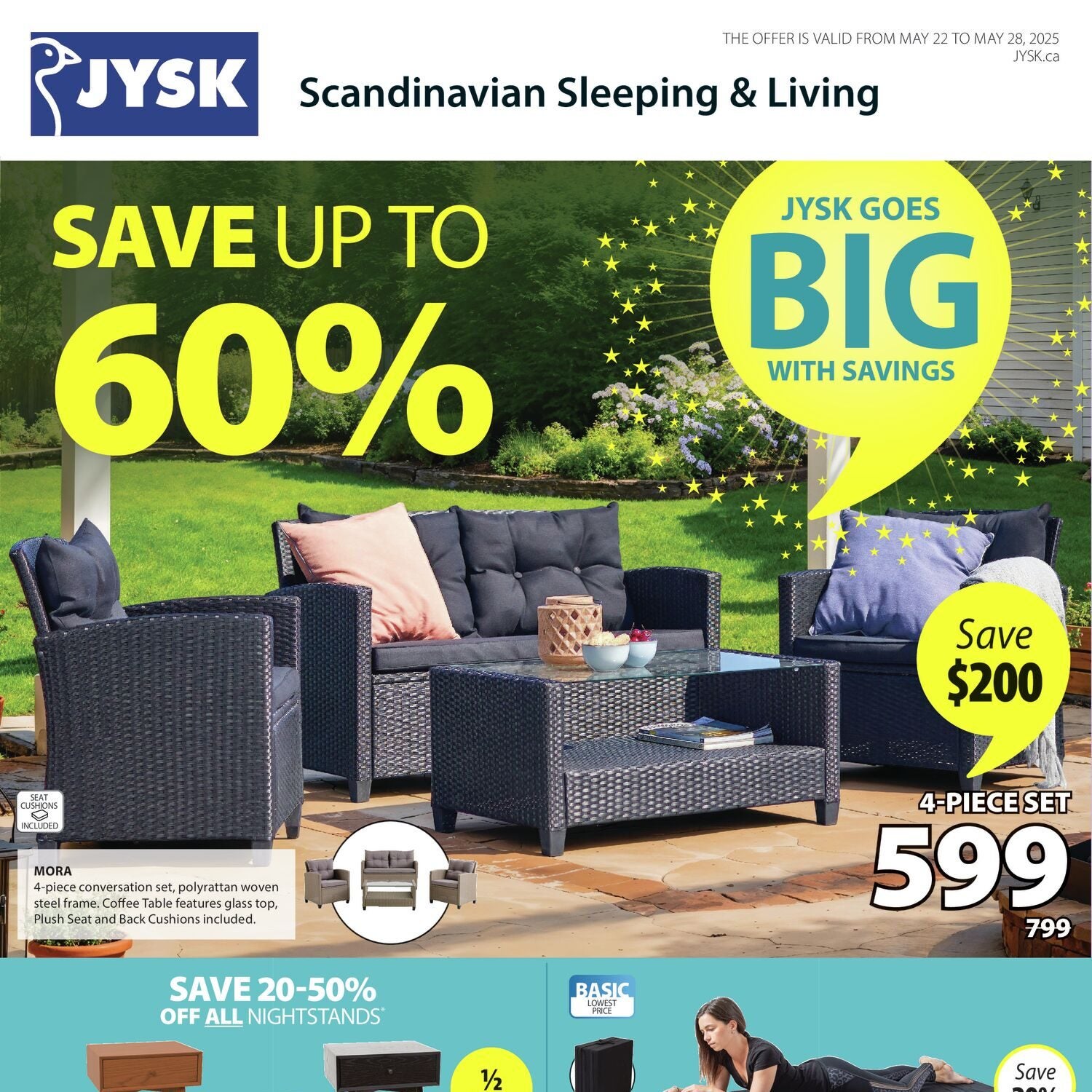 JYSK Weekly Flyer - Weekly Deals - Go Big With Savings - May 22 – 28 ...