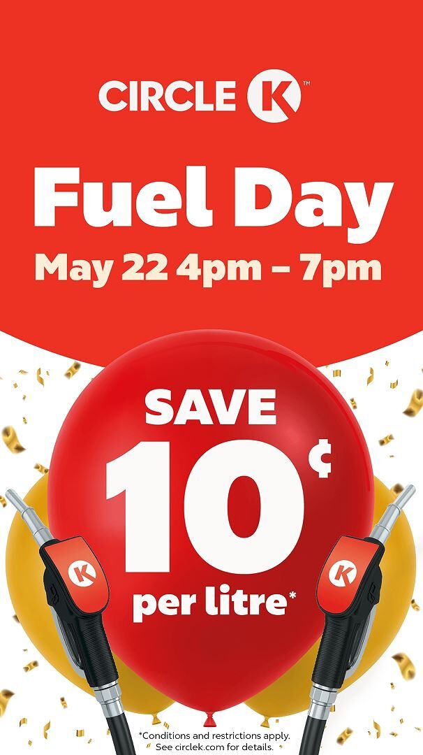 [Circle K] Circle K Fuel Day | 10 cents off each litre between 4 pm and ...