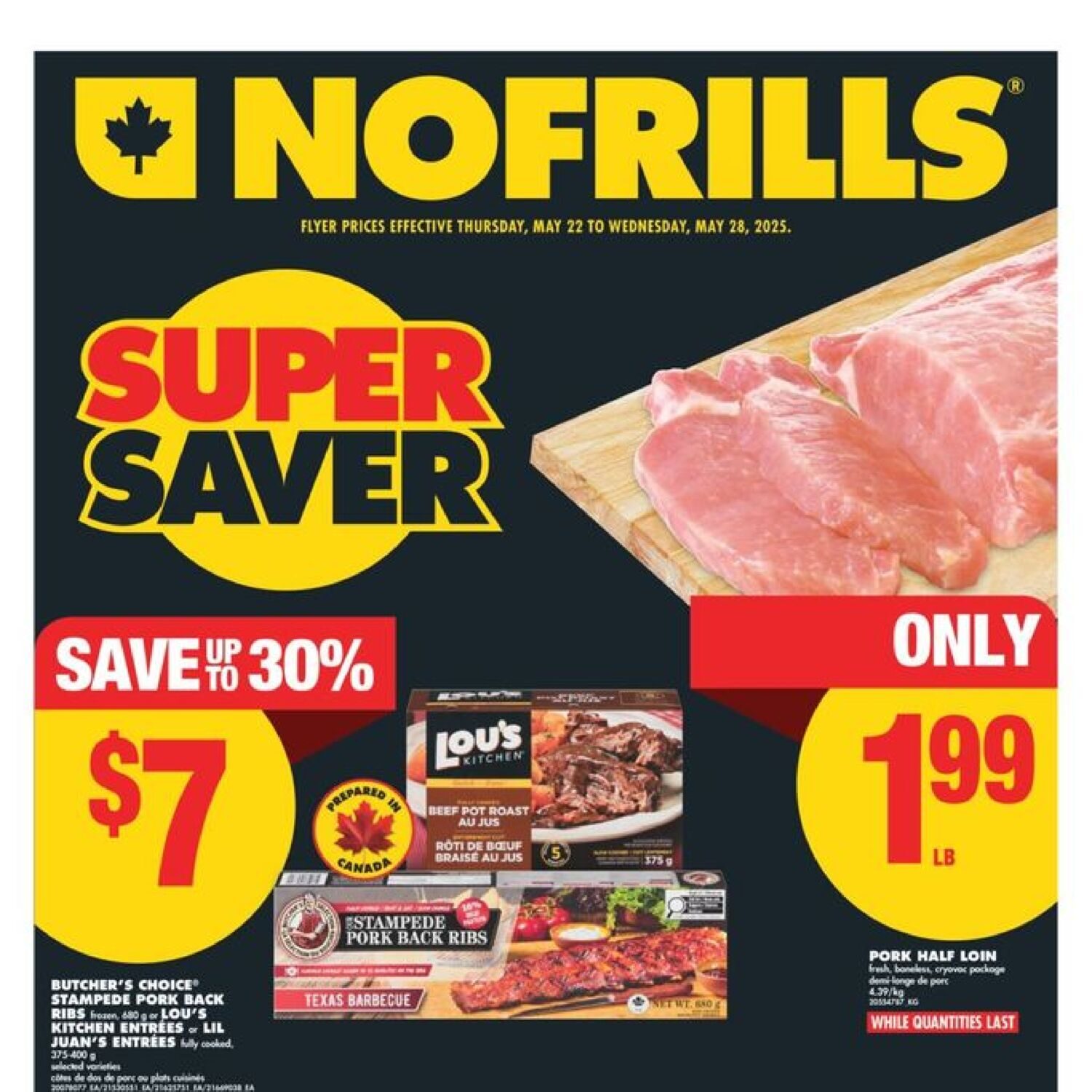 No Frills Weekly Flyer - Weekly Savings - Super Saver (ON) - May 22 ...