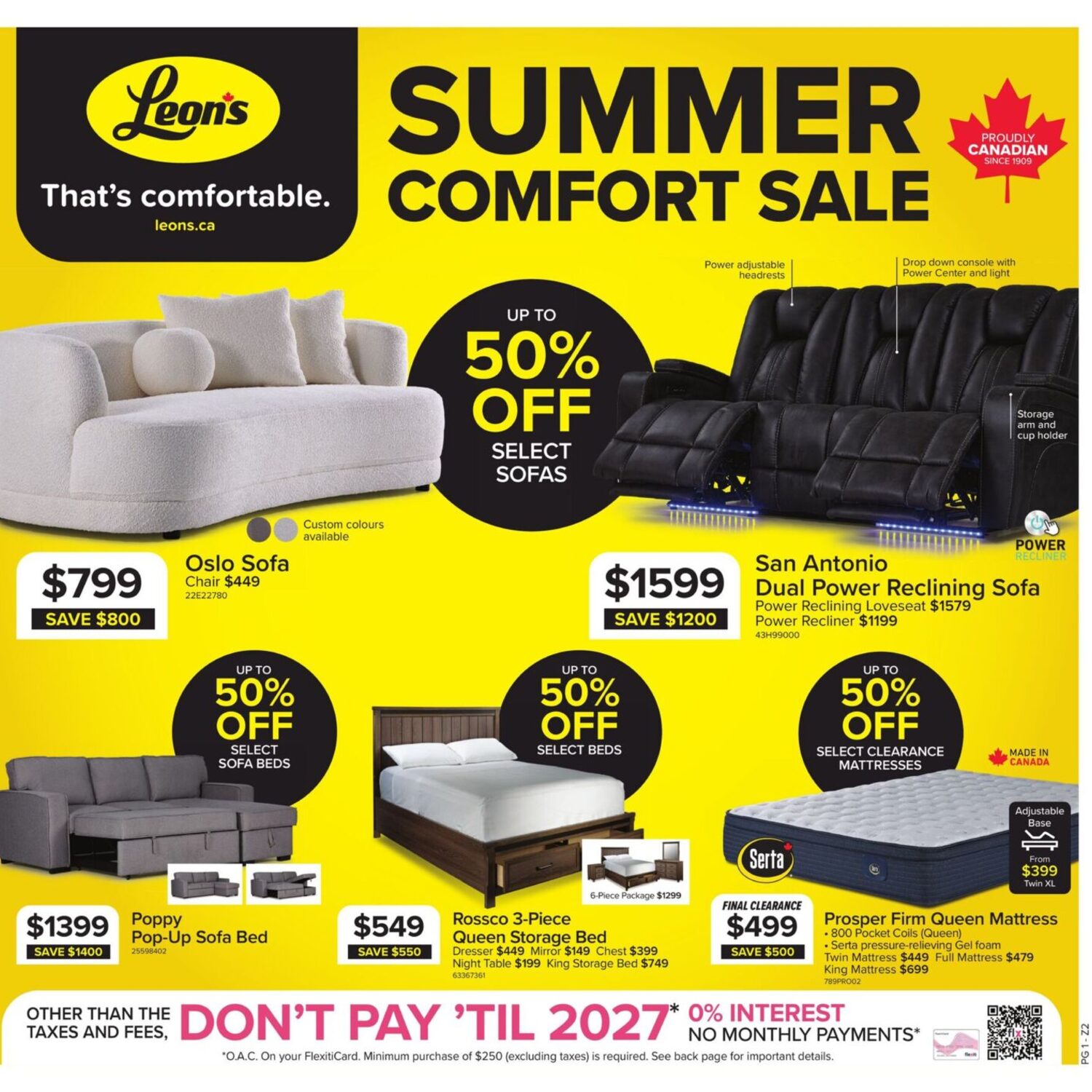 Leon's Weekly Flyer - Summer Comfort Sale (AB, SK & MB) - Jul 17 – Aug ...