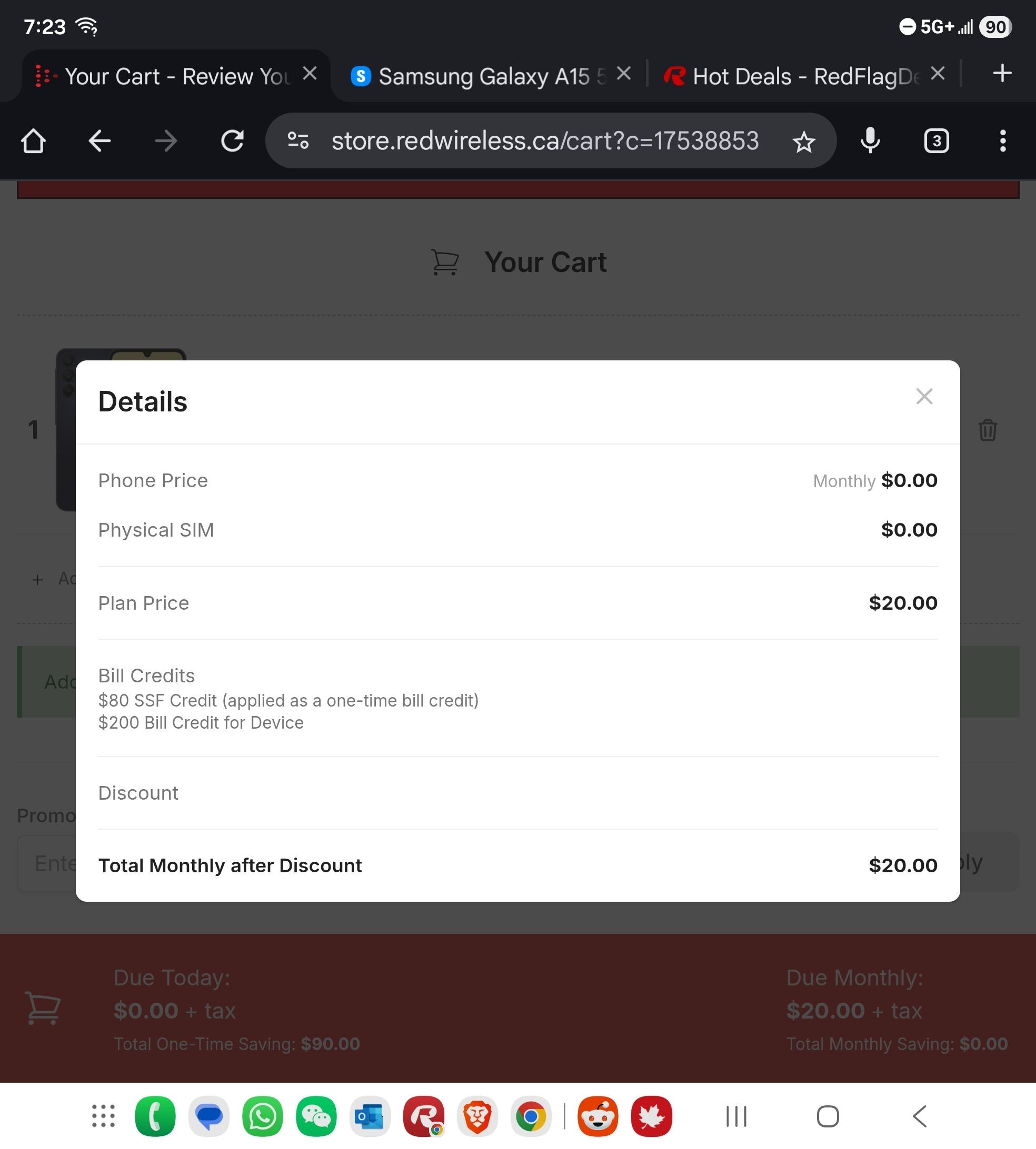 Redwireless (Rogers) EPP $200 Bill Credit Today only as low as $20 ...
