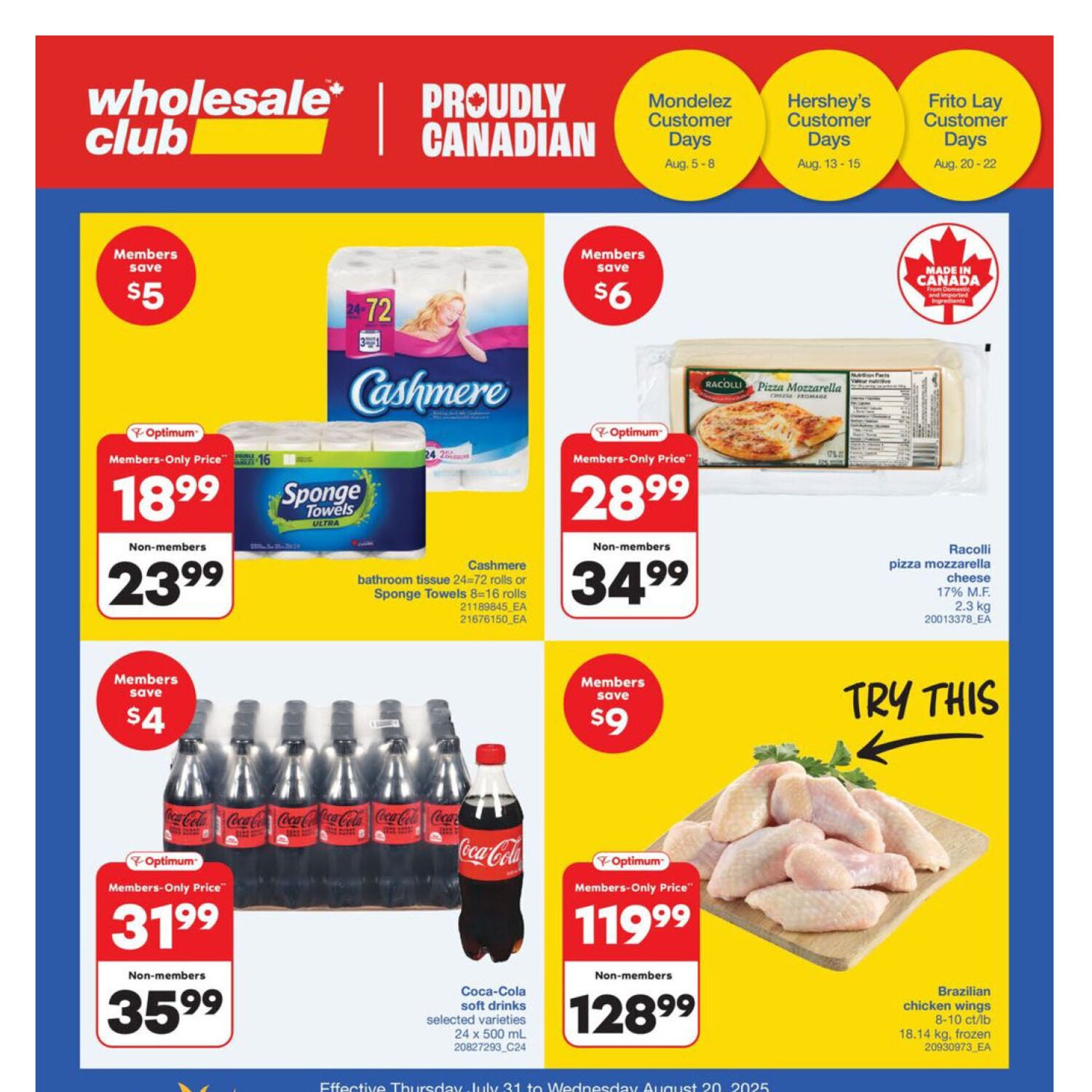 Wholesale Club Weekly Flyer - Club Savings (ON) - Jul 31 – Aug 6 ...