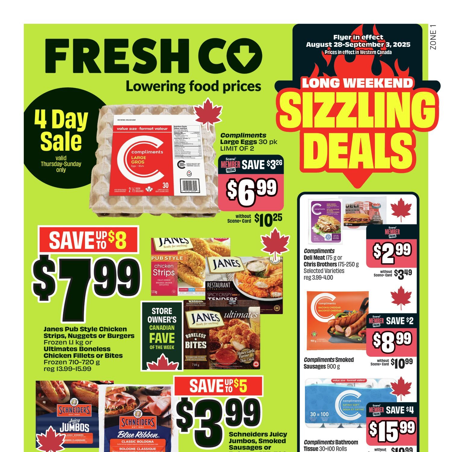 Fresh Co Weekly Flyer - Weekly Savings - Long Weekend Sizzling Deals ...