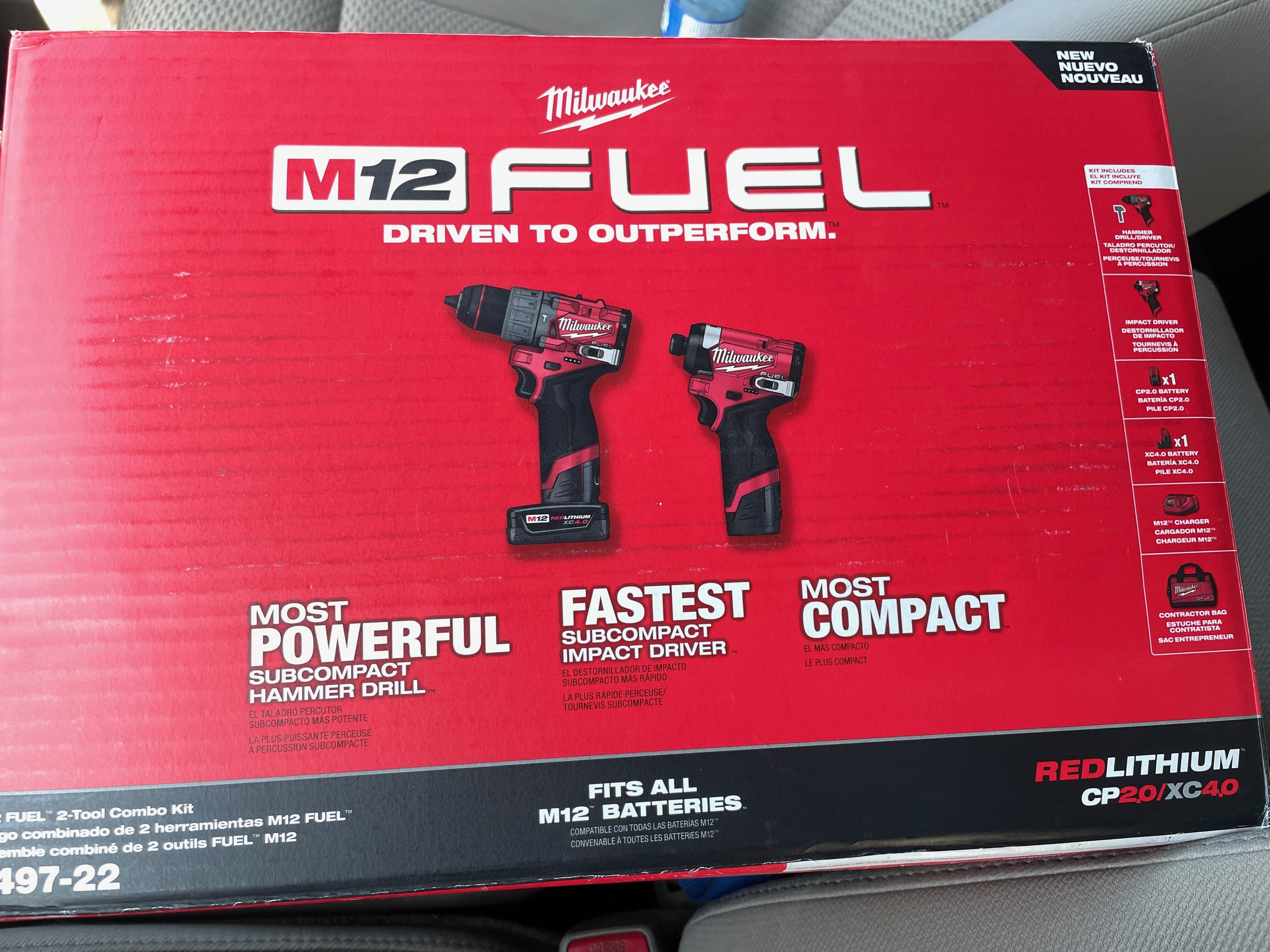 [Home Depot] Milwaukee M12 Combo Kit with batteries $98 (original sale ...