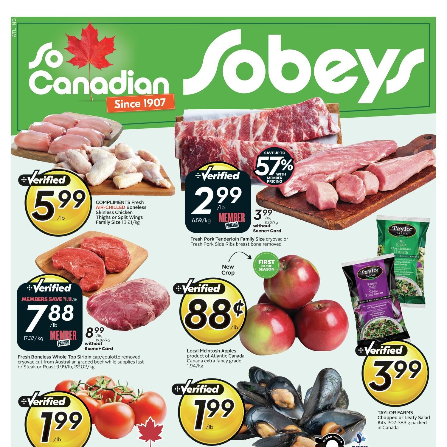 Sobeys Weekly Flyer - Weekly Savings (NB) - Sep 18 – 24 - RedFlagDeals.com