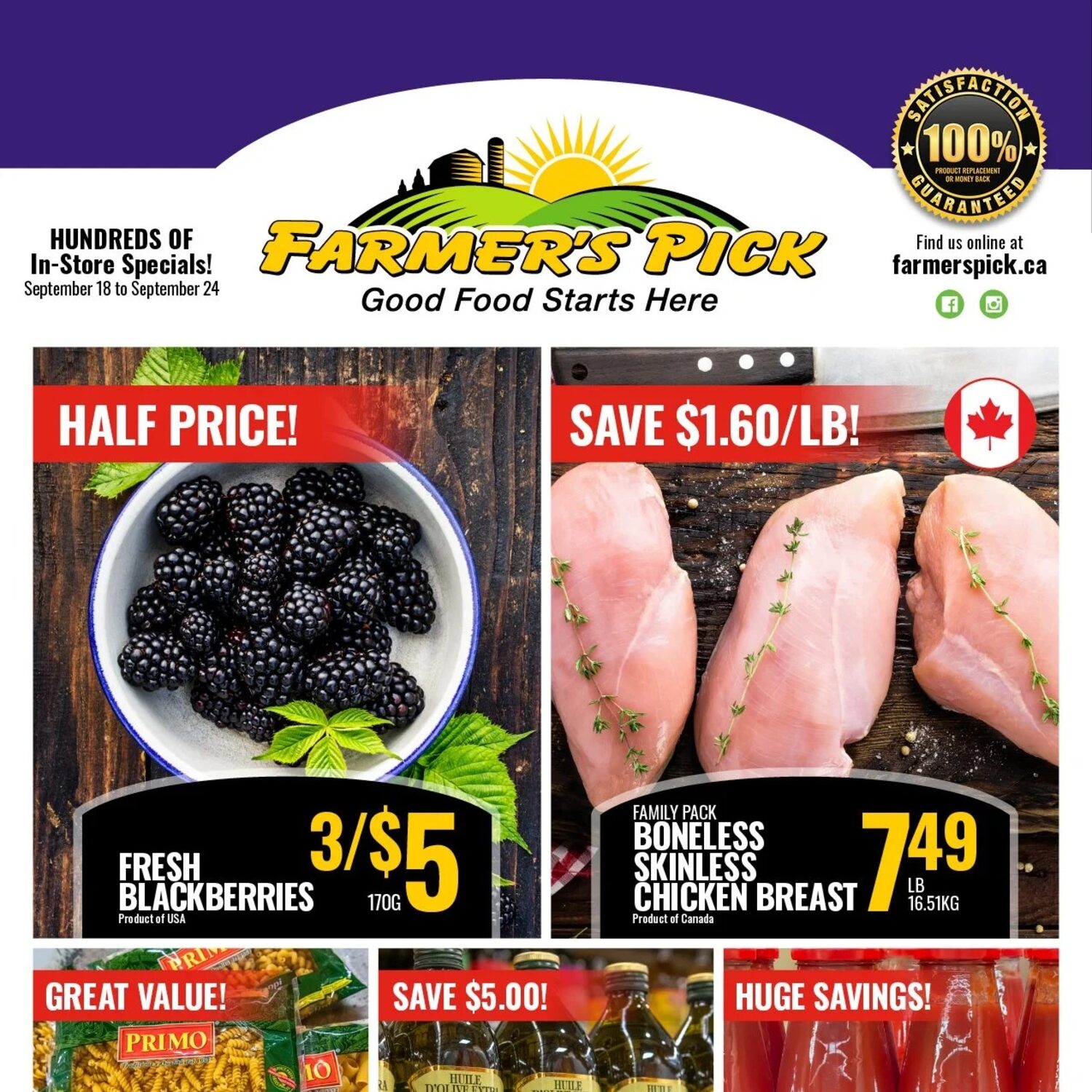 Farmers Pick Weekly Flyer - Weekly Specials - Sep 18 – 24 ...