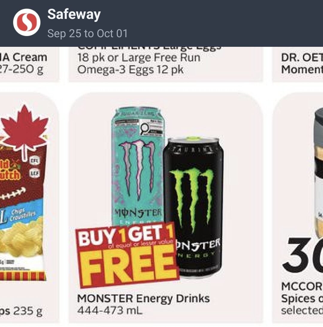 [Safeway] Scorching HOT Earth Molten Lava Monster Drinks 2 for 3.25 ...