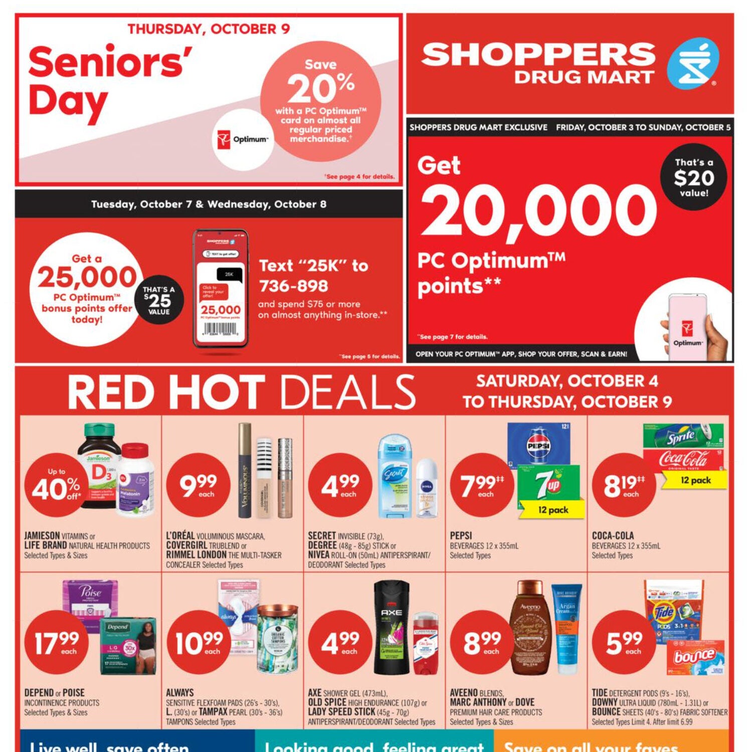 Shoppers Drug Mart Weekly Flyer - Weekly Savings (AB) - Oct 4 – 9 ...