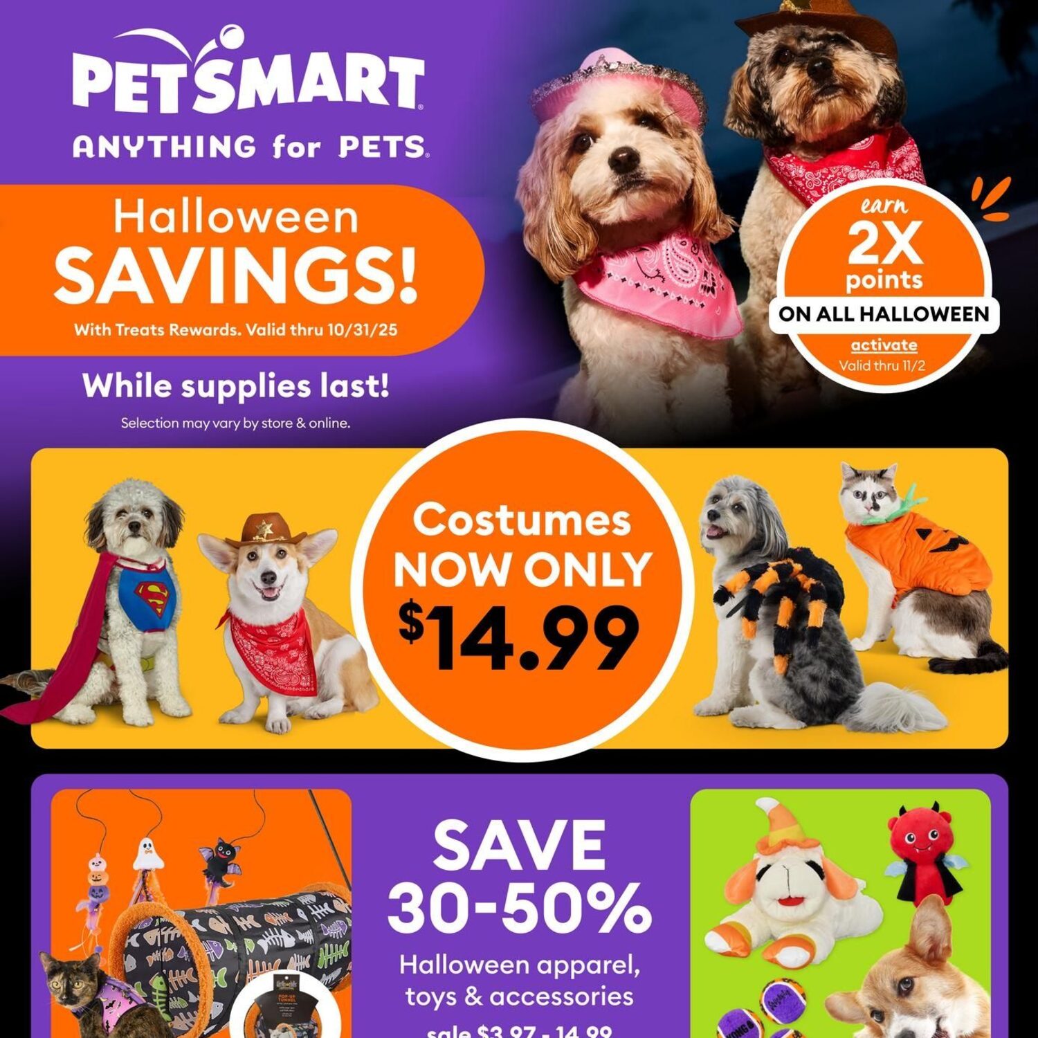 PetSmart Weekly Flyer - Halloween Savings - Oct 17 – 31 - RedFlagDeals.com