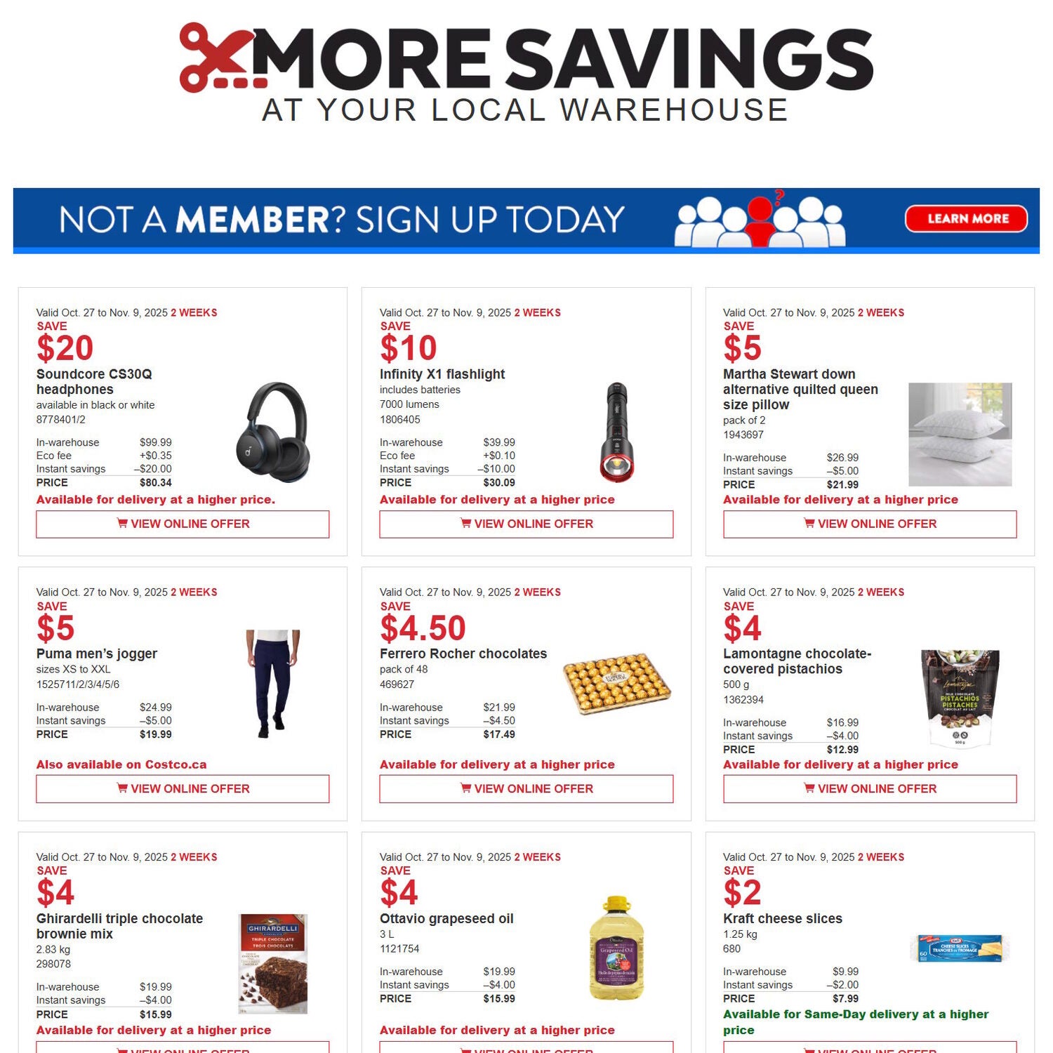 Costco Weekly Flyer - More Savings (SK) - Oct 27 – Nov 9 - RedFlagDeals.com