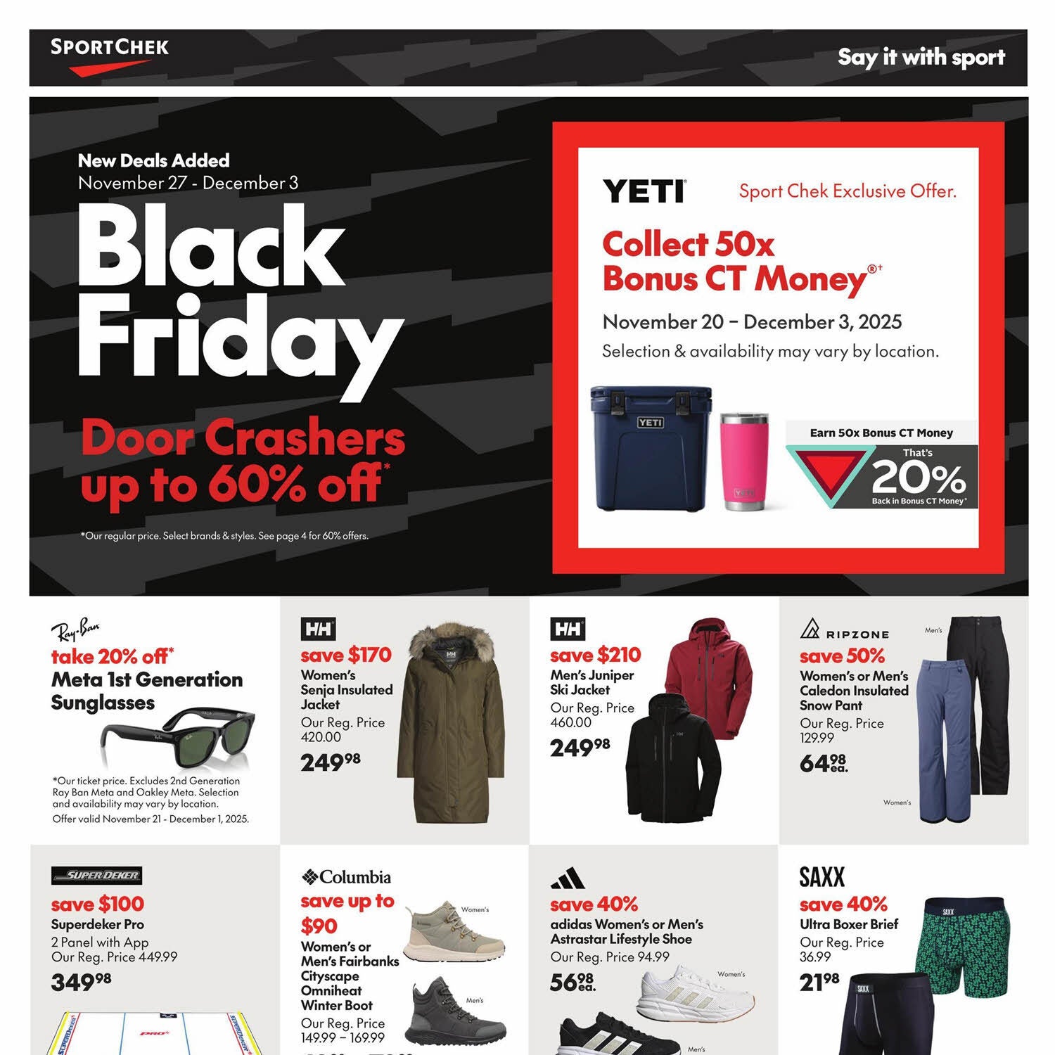 Sport Chek Weekly Flyer - New Deals Added - Black Friday Sale - Nov 27 ...