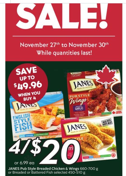 [Sobeys] [Safeway] Great deal on Janes Pub Style Breaded Chicken ...