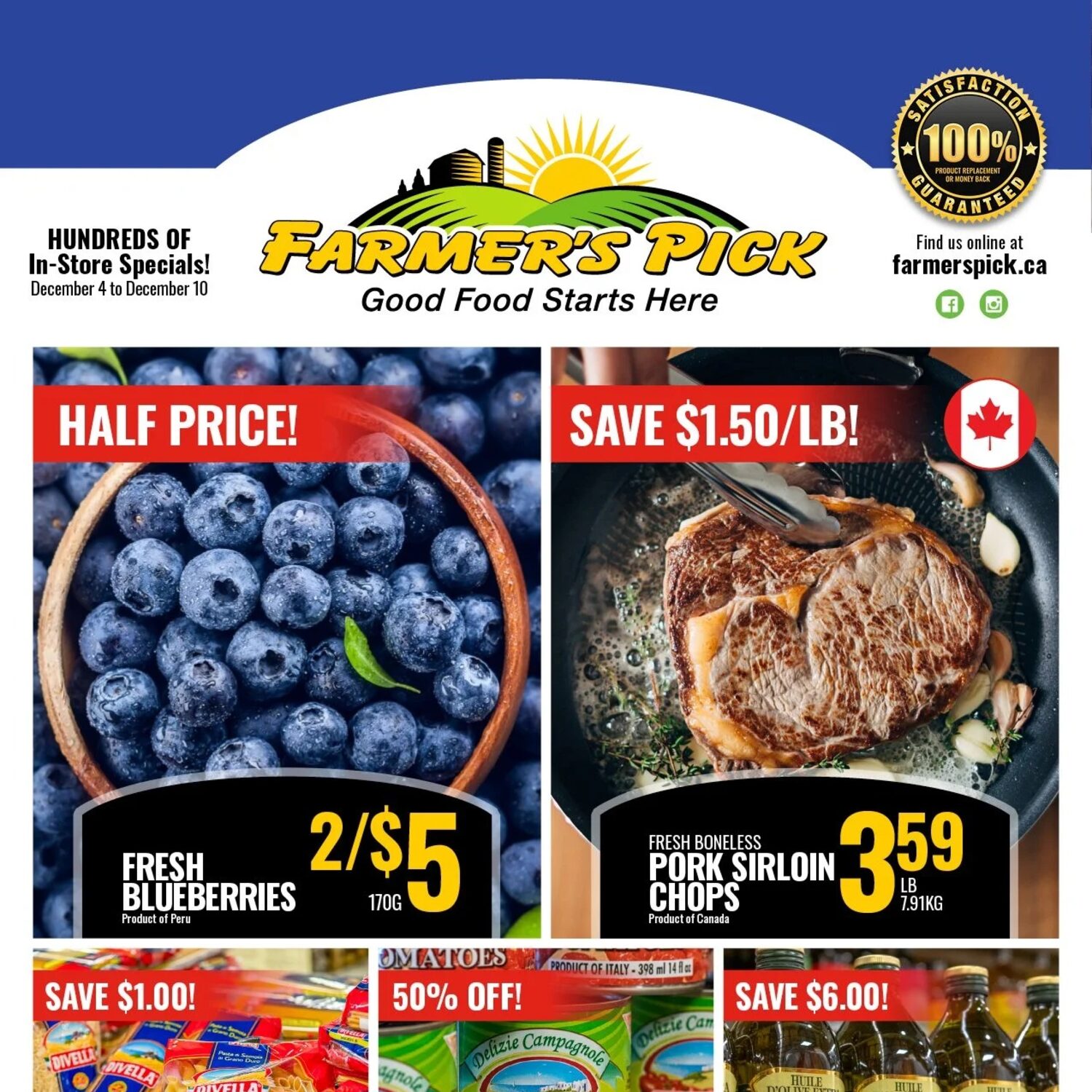 Farmers Pick Weekly Flyer - Weekly Specials - Dec 4 – 10 - RedFlagDeals.com