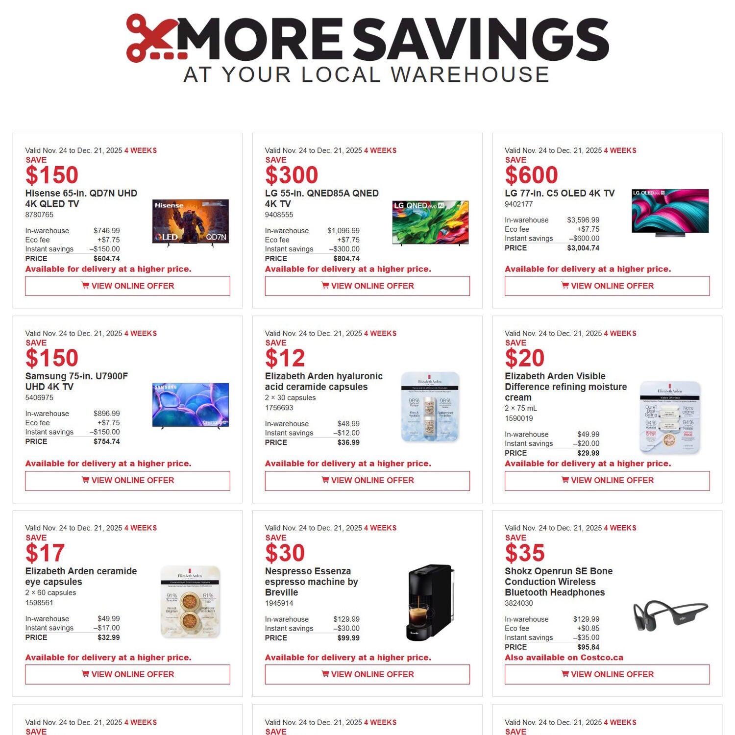 Costco Weekly Flyer - More Savings (BC) - Dec 8 – 21 - RedFlagDeals.com