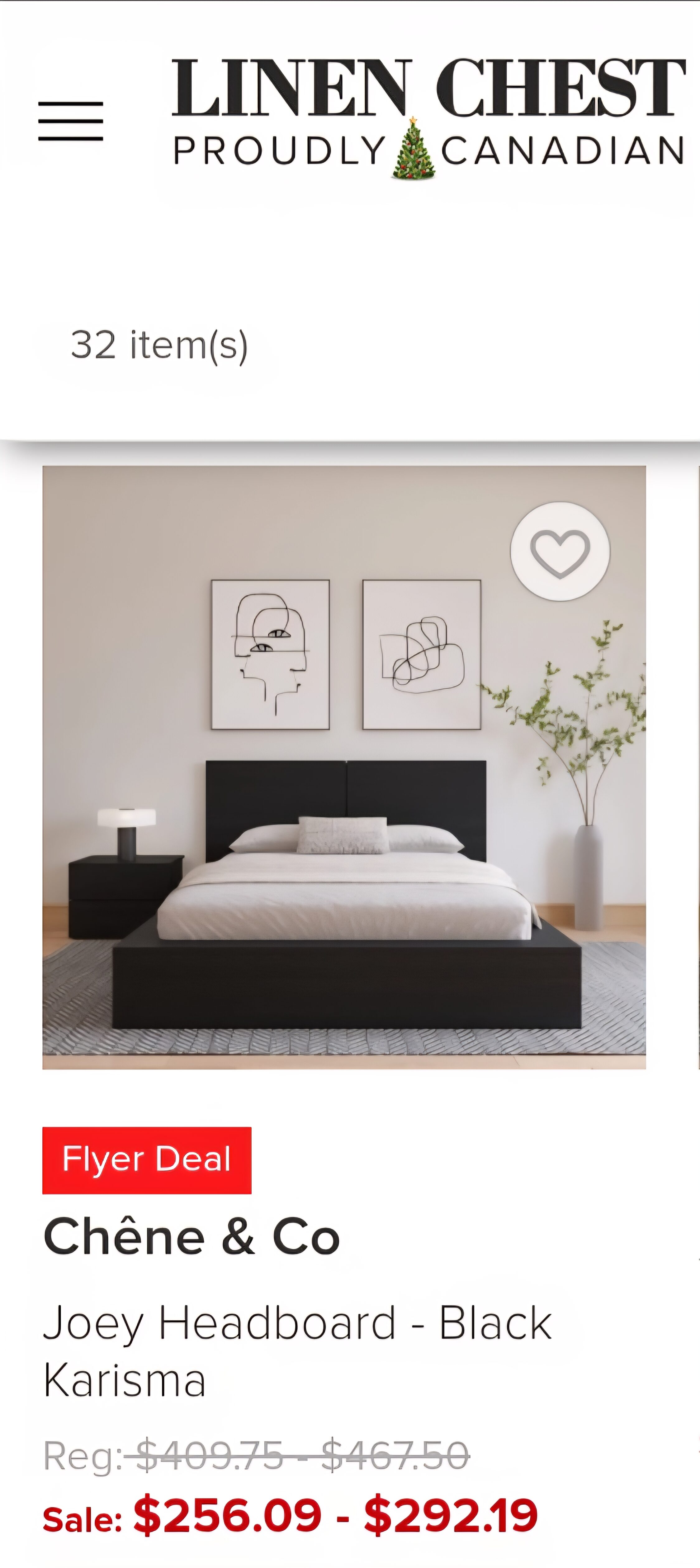 [Linen Chest] Chêne & Co King Platform Bed Set - 398$ [Price error ...