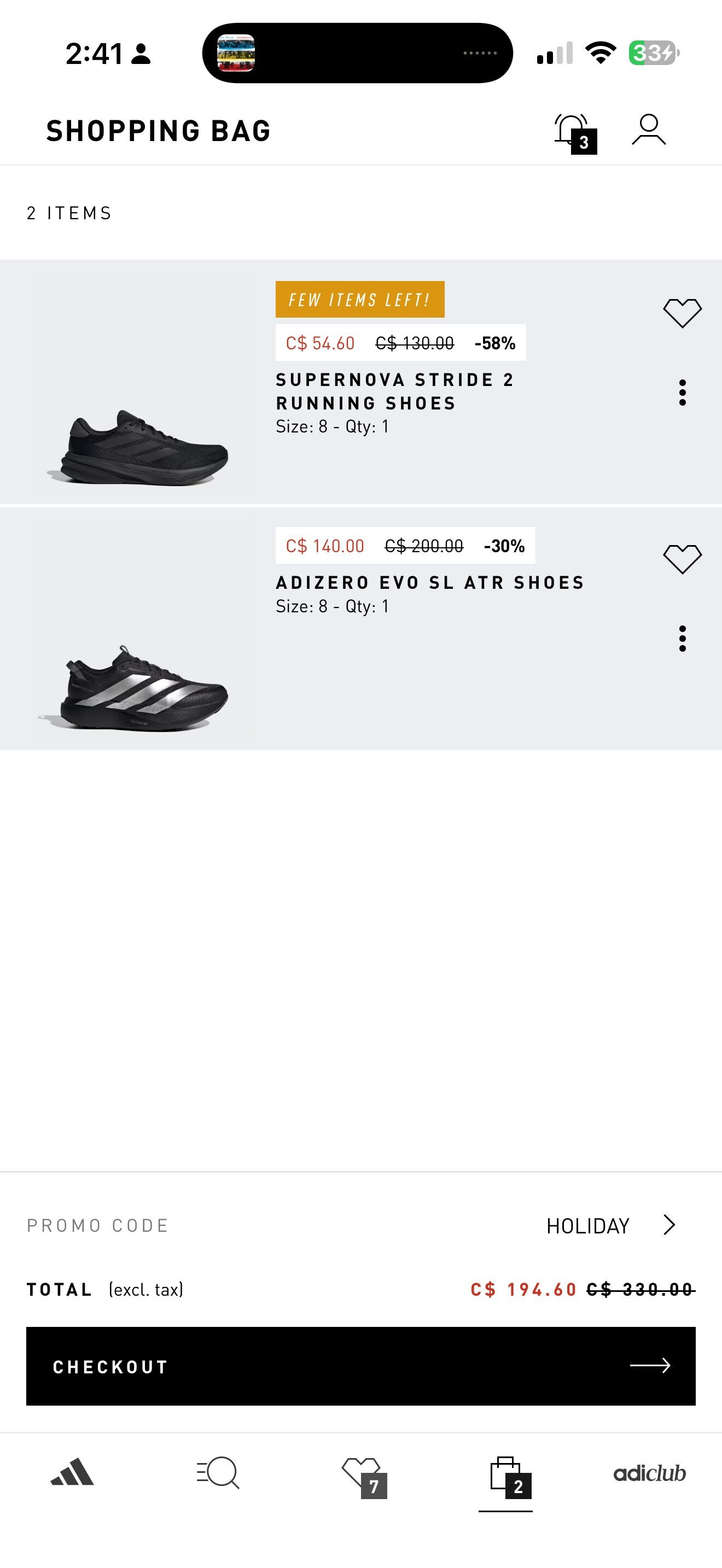 [adidas] Adidas shoe sale 50% off +30% promo code - RedFlagDeals.com Forums