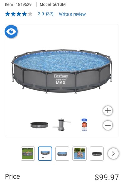[Costco] Bestway Steel Pro MAX Pool 13 ft. x 30 in - $99.97 ...