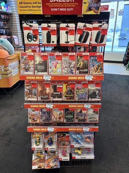 [EB Games] [Boxing Day] (EB Games) First Party Switch 2 games and ...