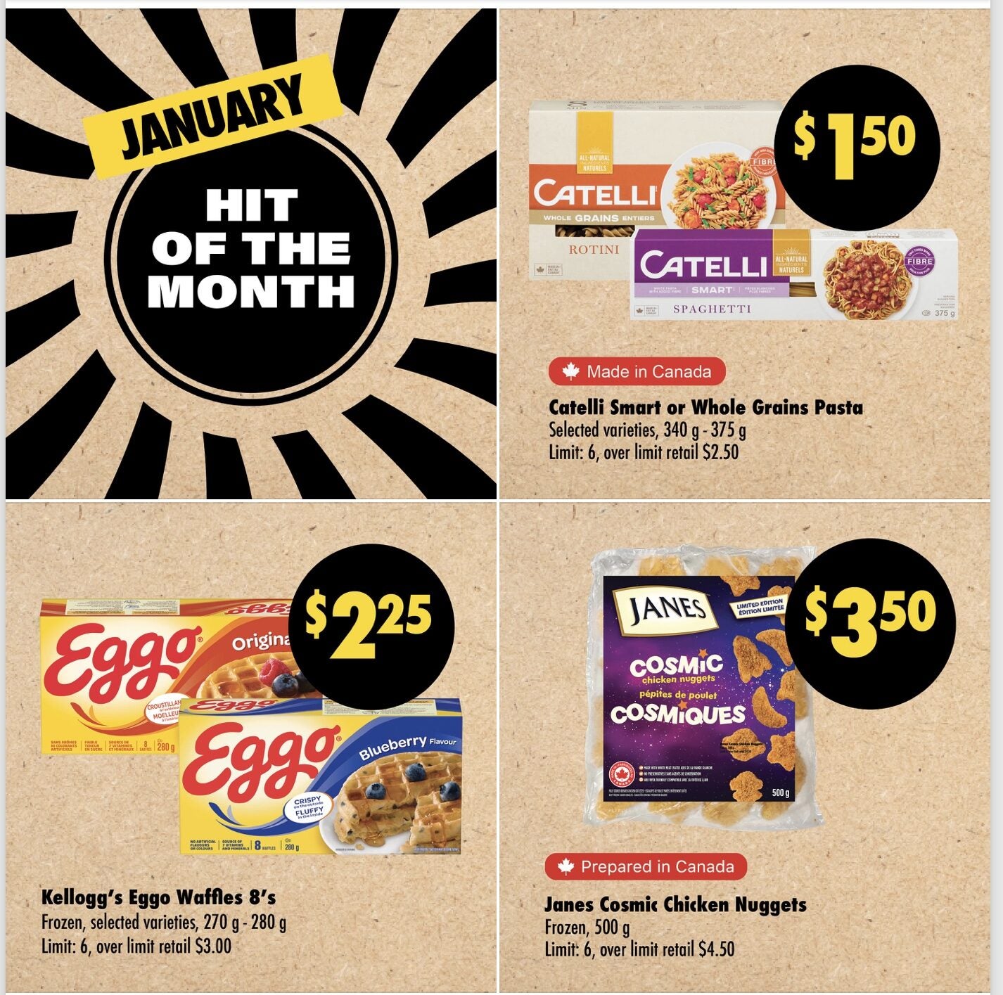 [Loblaw] No Frills RCSS etc ON Hit of the Month Jan2026 Jane’s cosmic ...
