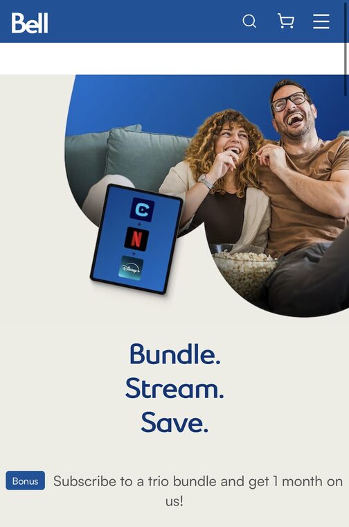 [Bell Canada] BELL subscription to Crave, Netflix, Disney basic $22 ...