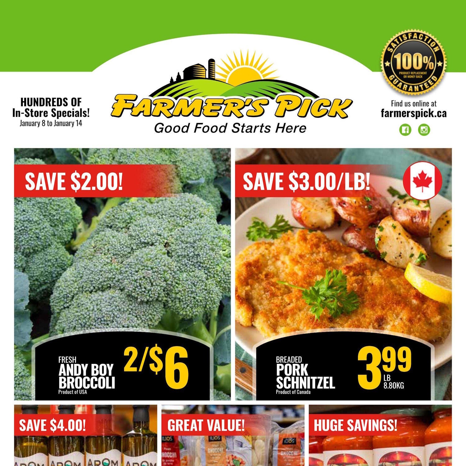 Farmers Pick Weekly Flyer - Weekly Specials - Jan 8 – 14 - RedFlagDeals.com