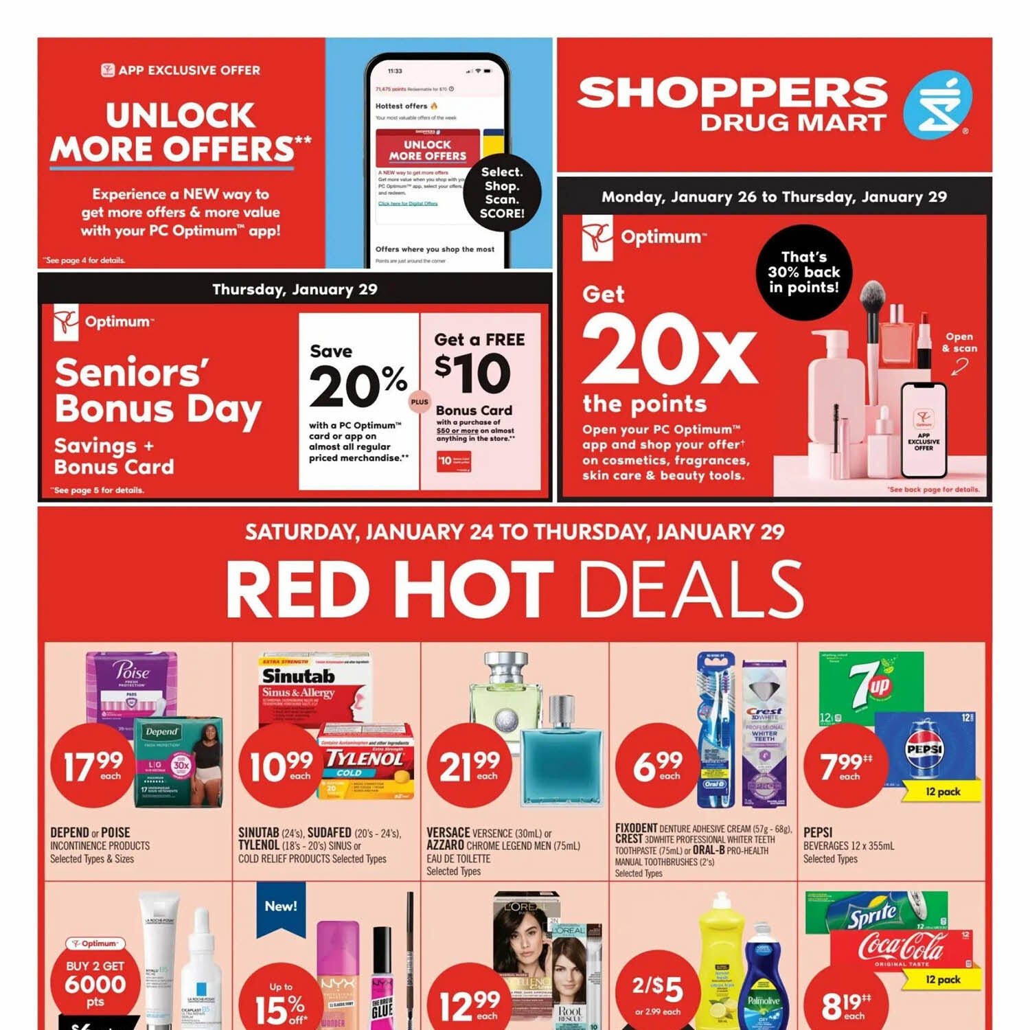 Shoppers Drug Mart Weekly Flyer - Weekly Savings (BC) - Jan 24 – 29 ...