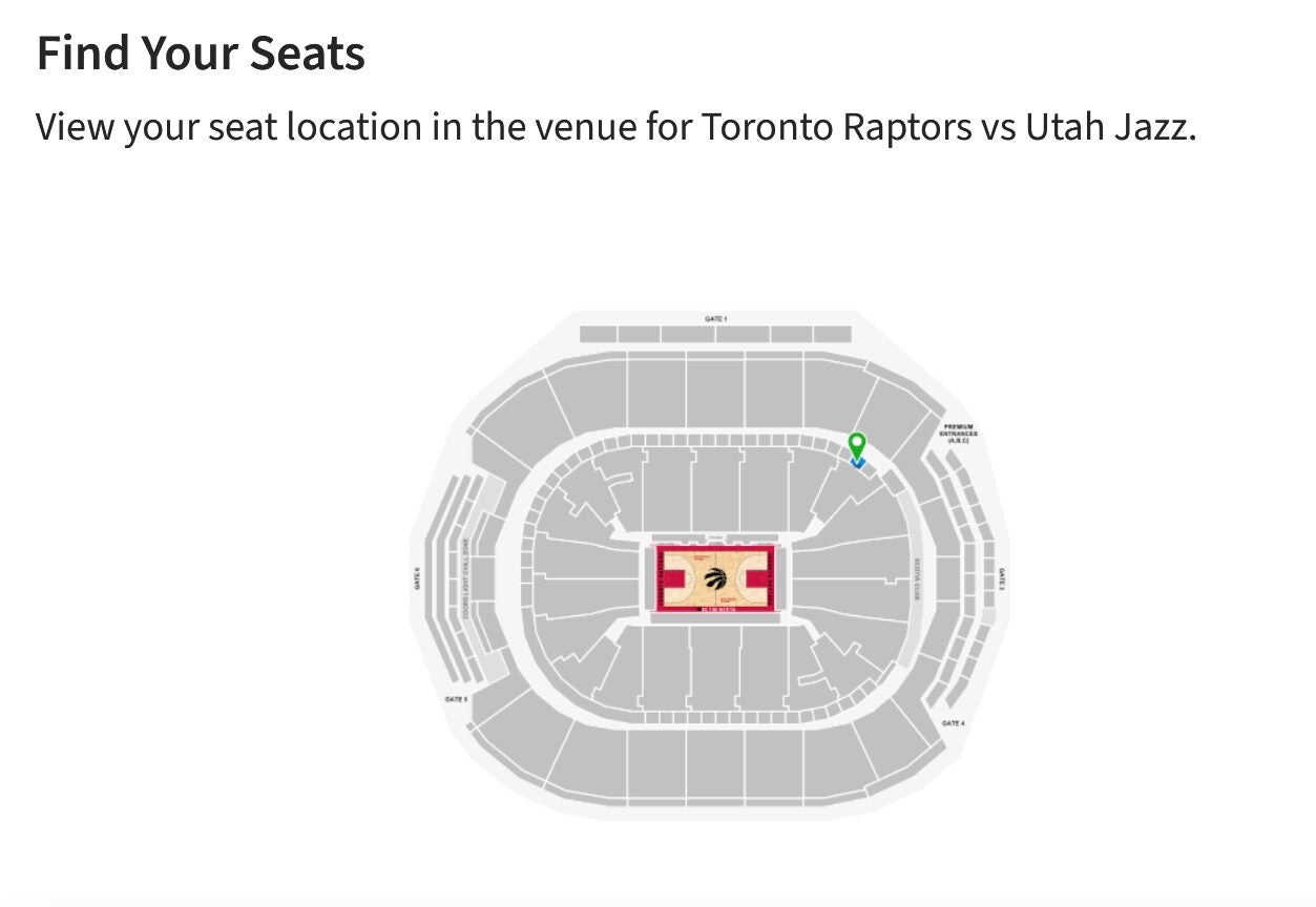 Utah Jazz vs Toronto Raptors in Toronto (Feb 1st) - 2x Suite tickets ...