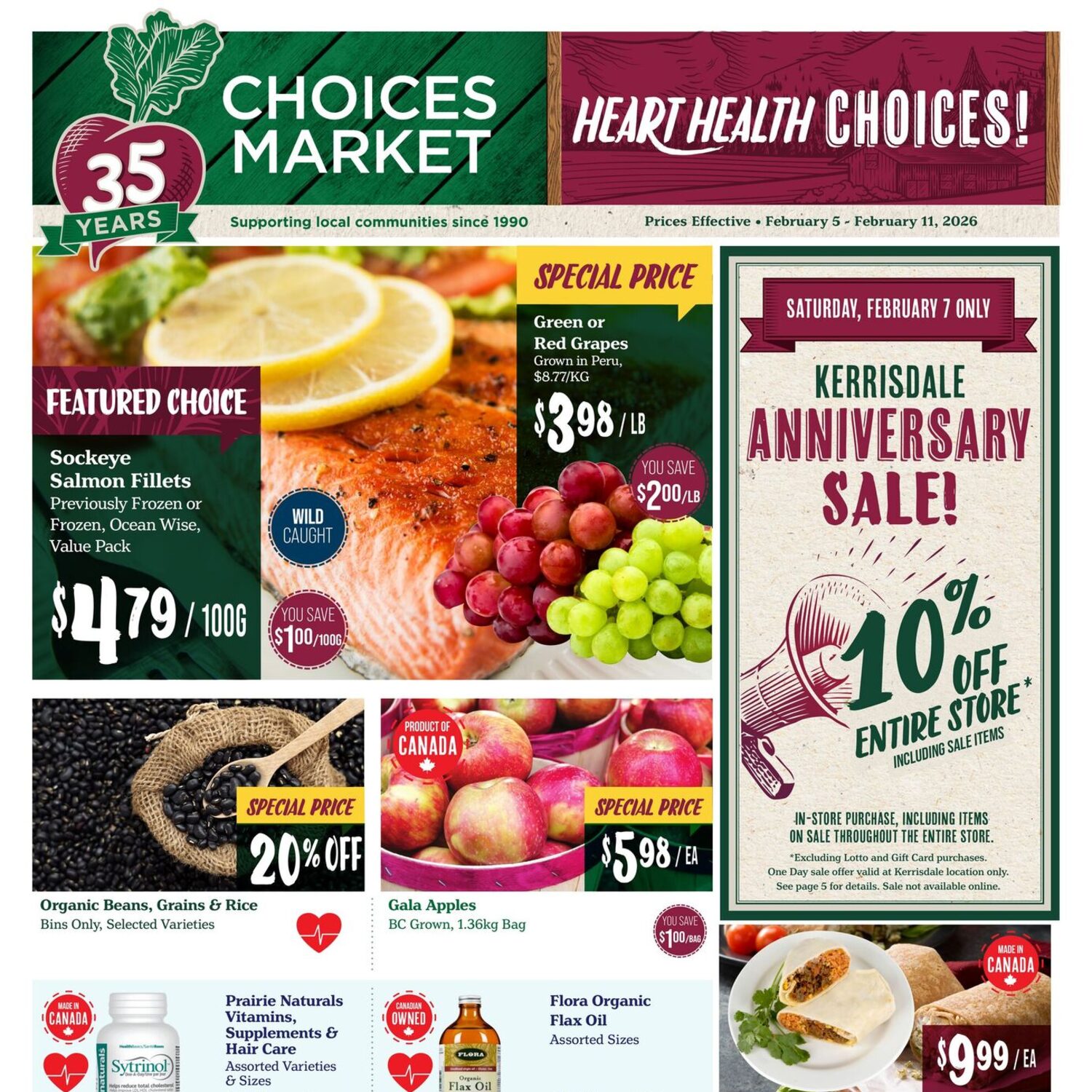 Choices Markets Weekly Flyer - Weekly Specials - Heart Health Choices ...
