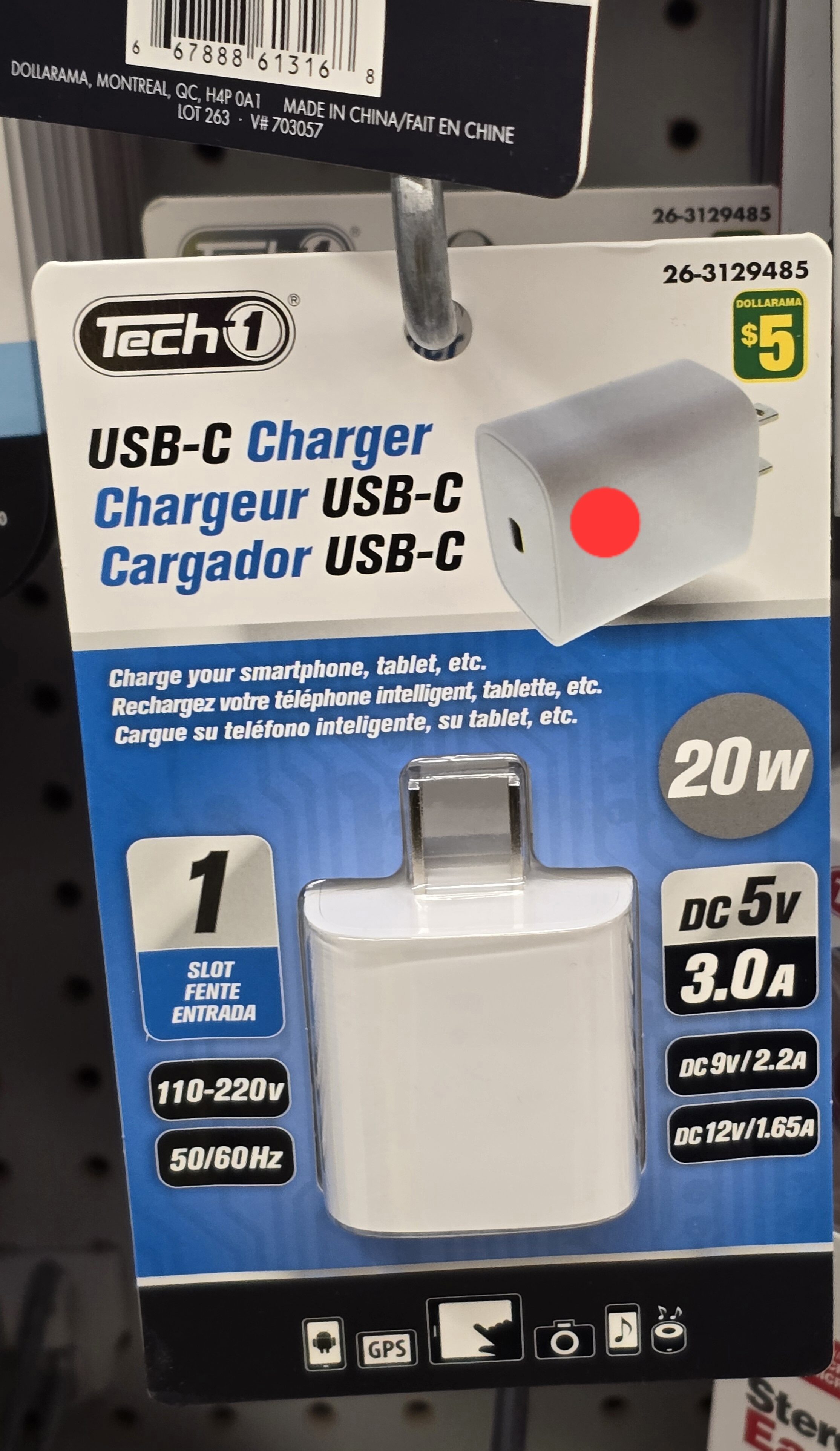 [Dollarama] $5 USB-C Chargers - RedFlagDeals.com Forums