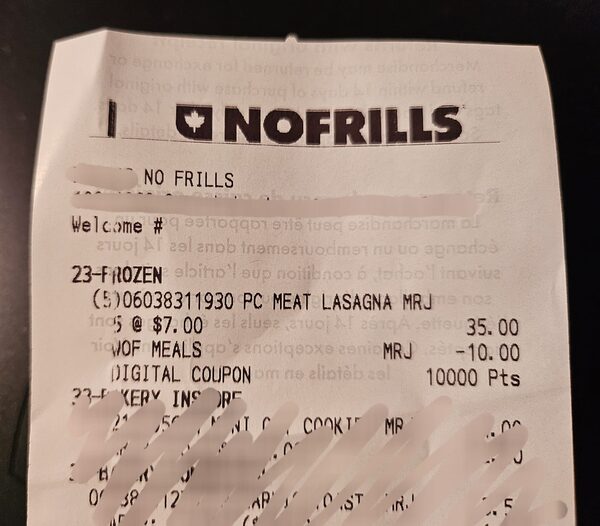 [No Frills] PC Meat Lasagna 1.13 kg $5.00 + 2,000 PCO points - Page 3 ...