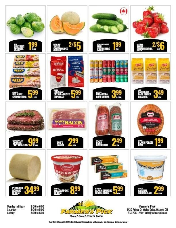 Farmers Pick Weekly Flyer - Weekly Specials - Apr 2 – 8 - RedFlagDeals.com
