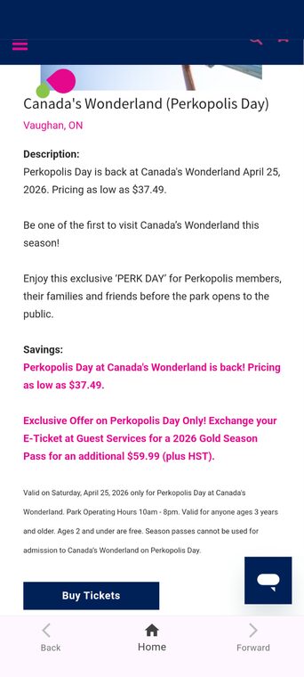 [Canadas wonderland] [Perkopolis] Canada's Wonderland – Perkopolis Day ...
