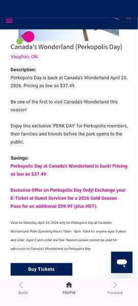 [Canadas wonderland] [Perkopolis] Canada's Wonderland – Perkopolis Day ...